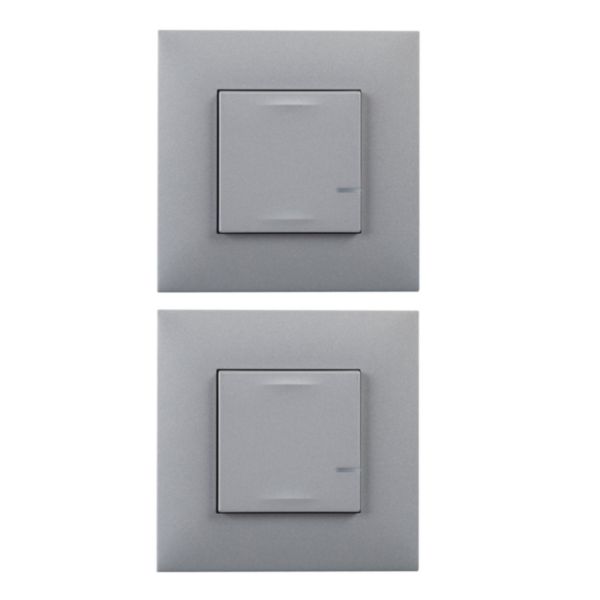 All-in-one kit containing a light switch + wireless light switch Valena Next with Netatmo ...