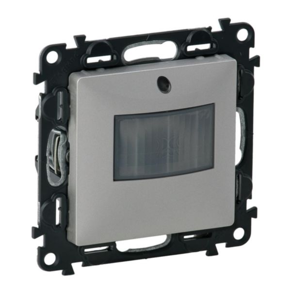 Motion sensor with neutral Valena Life - with cover plate - aluminium ...
