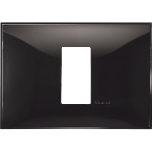 Classia cover plate 1 module centered - black | BT-R4803M1BC ...