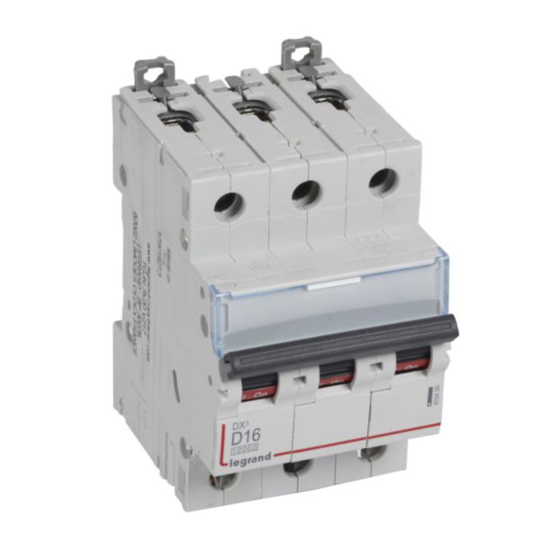 MCB DX3 10000A 3 pole 16A curve D | 409499 | 3414970434418 | LEGRAND