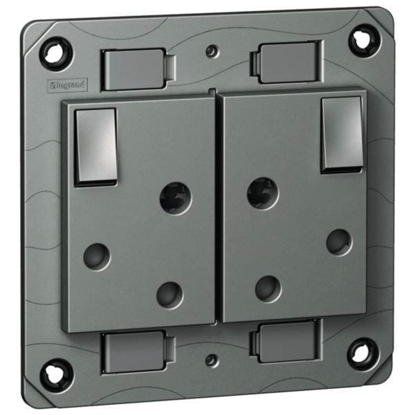 Arteor™ - Twin socket Arteor-South African- 16A- 2x2P+E switched ...