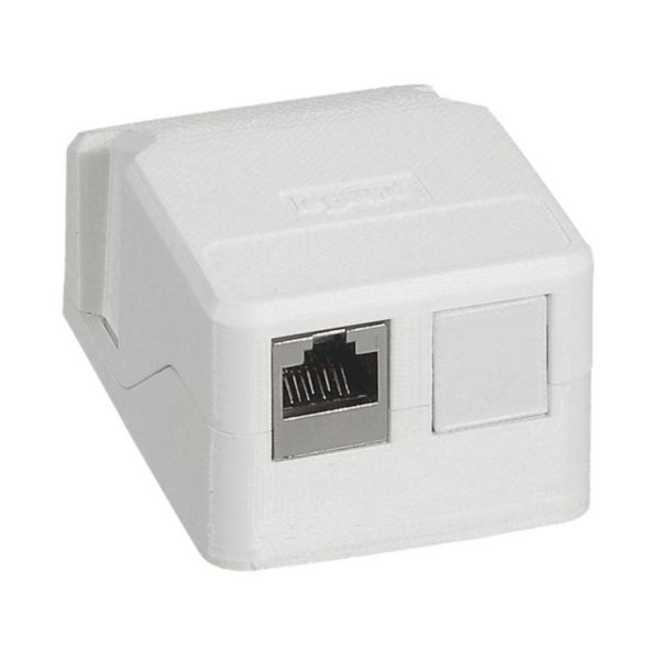Surface-mounting 1 or 2 ports box for keystone connectors | 632779 ...