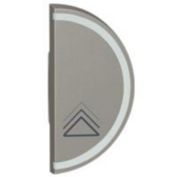 Round key cover Arteor BUS/SCS - dimmer symbol - 1 module right-hand ...