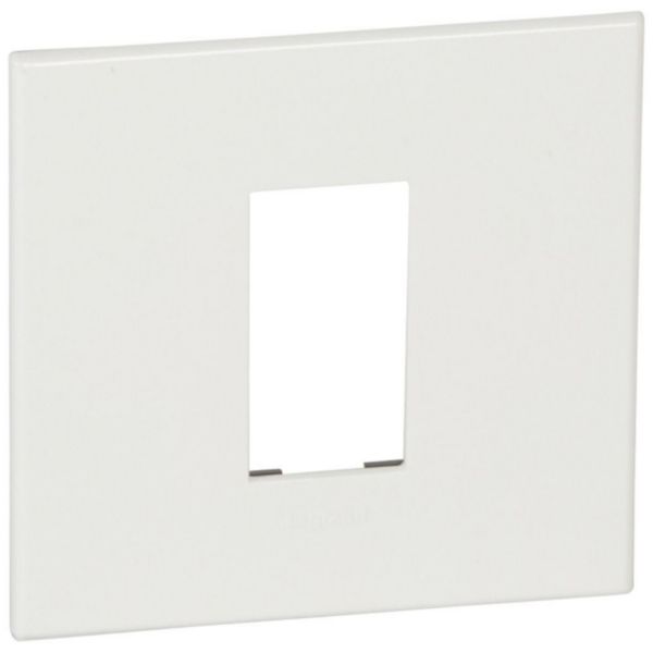 Arteor™ - Plate - French/German std - square - 1 module - White ...