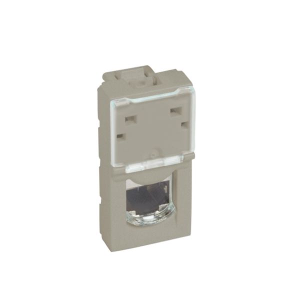 Arteor™ - RJ45 socket category 6 STP 1 module LCS Champagne | 572895 ...