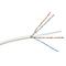 Cable category 6 U/UTP 4 pairs PVC Euroclass Eca 305 meters white ...