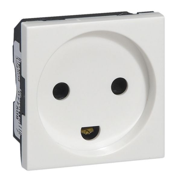 Mosaic™ - Socket outlet - Danish - 2P+E - with shutters - 2 modules ...